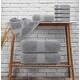 White Classic Luxury Cotton 8Pc Multi Size Towel Set [2 Bath Towels, 2 ...